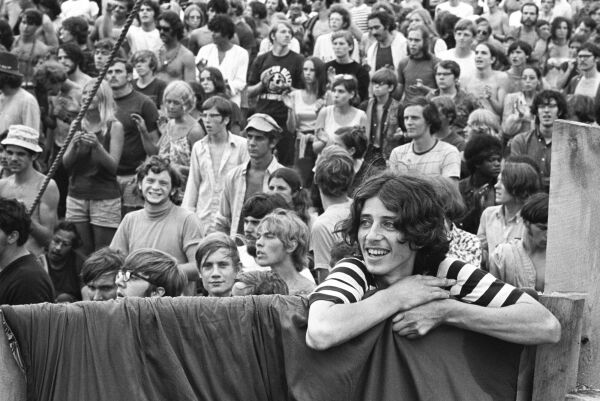 Festival goers : Photograph: BW_WS101 | Iconic Licensing
