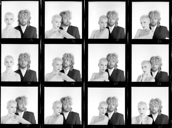 Annie Lennox and David Allan Stewart : Contact sheet: GM_AL_1552_2 ...