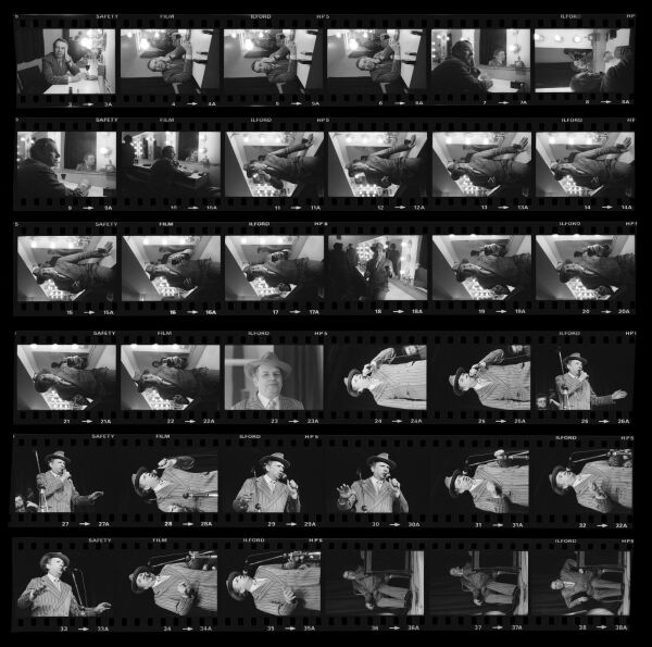 George Melly : Contact sheet: KC_GeorgeMelly_001 | Iconic Licensing