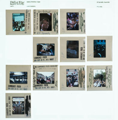 Robert F. Kennedy : Contact sheet: LF_RFK_Box2_001 | Iconic Licensing