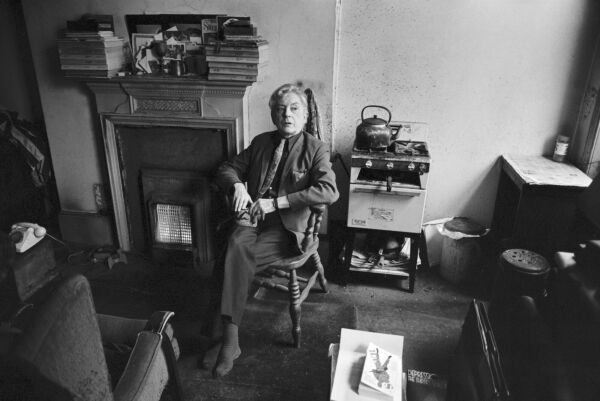 Quentin Crisp in his room : Photograph: MW_AU003 | Iconic Licensing
