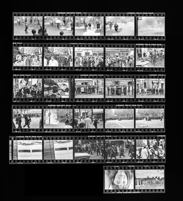 Paris Riots, May 1968 : Contact sheet: MW_E0012_H | Iconic Licensing