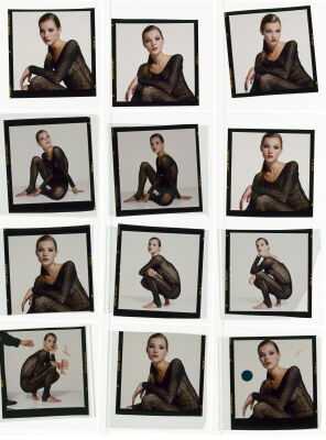 Kate Moss : Contact sheet: MossK_contact_014 | Iconic Licensing