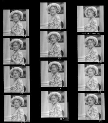 Queen Mother : Contact sheet: NP01A4_027 | Iconic Licensing