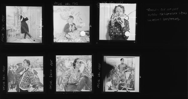 1950s Vogue : Contact sheet: NP_NP05E3_1955_006 | Iconic Licensing
