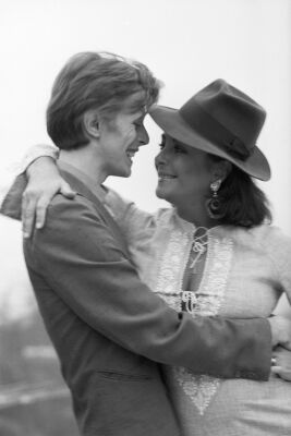 David Bowie & Elizabeth Taylor : Photograph: TON_DB251 | Iconic Licensing