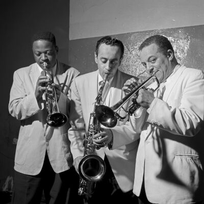 Clark Terry, Paul Gonsalves and Harold "Shorty" Baker. : Photograph: TW ...