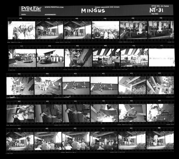 Charles Mingus : Contact sheet: TW_Mingus_NT31 | Iconic Licensing